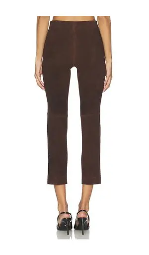 Vince Suede Split Hem Crop Pant