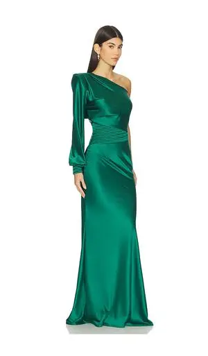 ZHIVAGO Don't Look Now Gown - Emerald
