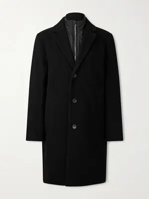 Mr P. Shell-lined Wool-blend Jacket