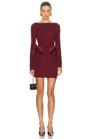Burgundy Mini Dresses