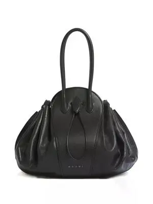 Marni Tubular Handle Shoulder Bag - Black