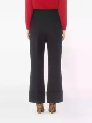 Valentino Garavani Crepe Couture Cuffed Trousers