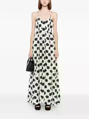 BAMBAH Polka-dot Maxi Dress
