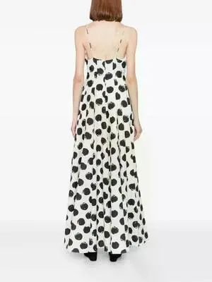 BAMBAH Polka-dot Maxi Dress
