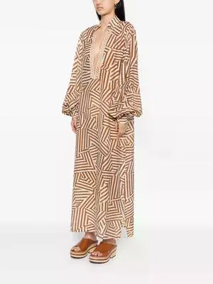 BAMBAH Geo Maxi Dress
