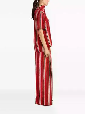 Proenza Schouler Amira Striped Blouse - Red