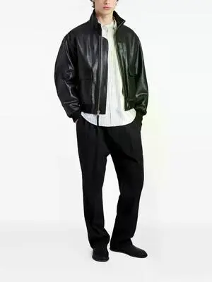 Proenza Schouler Leather Bomber Jacket