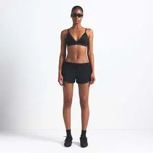 SKIMS Woven Nylon Runner Short - Obsidian