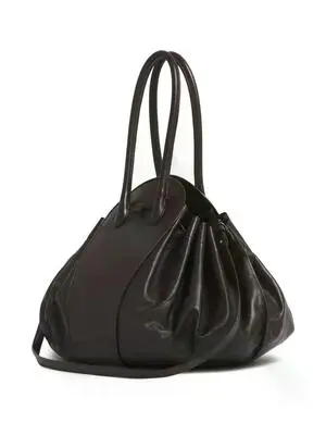 Marni Large Leather Handbag - Brown