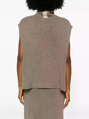 Kristensen Du Nord Cashmere Roll Neck Sleeveless Sweater