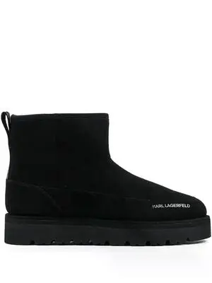 Karl Lagerfeld Round Toe Boots For Men
