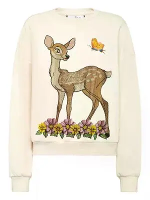 Philipp Plein Washed Fairy Crewneck Sweatshirt