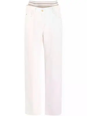 Brunello Cucinelli Mid-rise Wide-leg Trousers - Neutrals