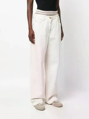 Brunello Cucinelli Mid-rise Wide-leg Trousers