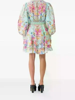 Camilla Bazaar Blooms Frilled Mini Dress