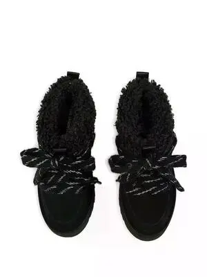 Karl Lagerfeld Skylar Signature-detail Platform Boots - Black