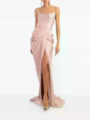 ANA RADU Strapless Maxi Dress