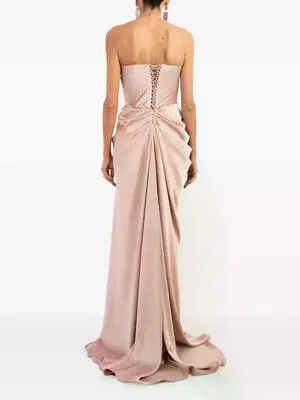 ANA RADU Strapless Maxi Dress