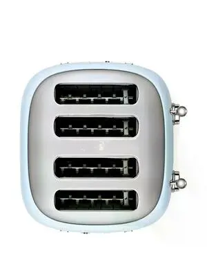 SMEG Stop Button Plissé Four-toaster - Blue