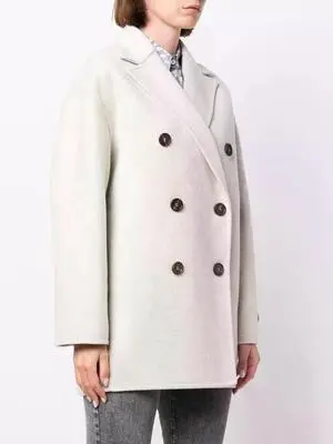 Brunello Cucinelli Double-breasted Cashmere Peacoat