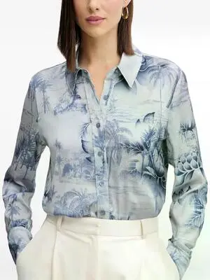 Guess Buttoned Printed Shirt