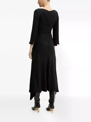 Karl Lagerfeld Pleated Midi Dress