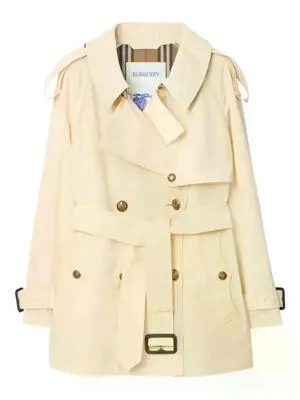 Burberry Fitzrovia Belted Double-breasted Trench Coat - Neutrals
