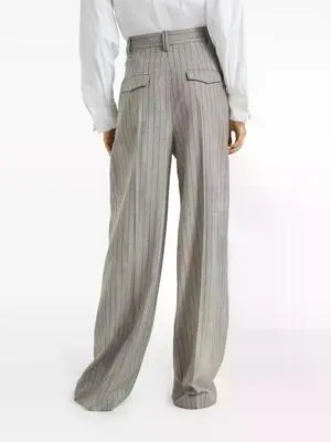 Brunello Cucinelli Wide-leg Wool Trousers