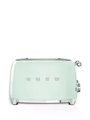 SMEG Chrome-tone Detailing Plissé Four-toaster