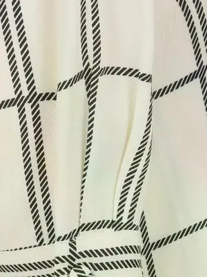 CRIDA MILANO Check-pattern Midi Shirt Dress