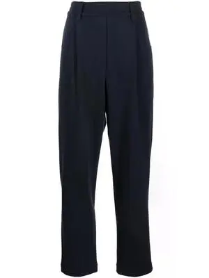 Brunello Cucinelli High-waisted Straight-leg Trousers