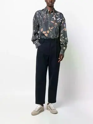 Brunello Cucinelli High-waisted Straight-leg Trousers