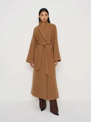 REFORMATION Tula Oversized Coat - Natural