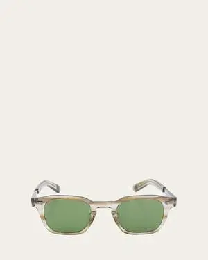 MR. LEIGHT Adonis S Square Sunglasses - Celestial Grey