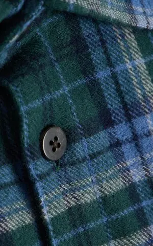 WITH NOTHING UNDERNEATH Oversized Checked Cotton Shirt - Multi