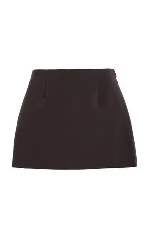 FAVORITE DAUGHTER Crepe Skort - Brown