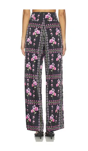 Misa Rita Pant In Floral Print