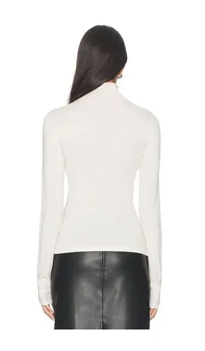 EAVES Maxine Turtleneck Sweater - White