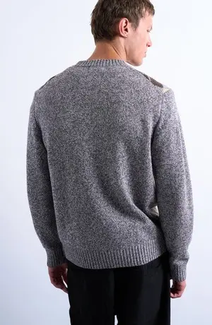 Topman Argyle Crewneck Sweater