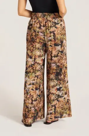 Matty M. Aster Printed Wide Leg Pants