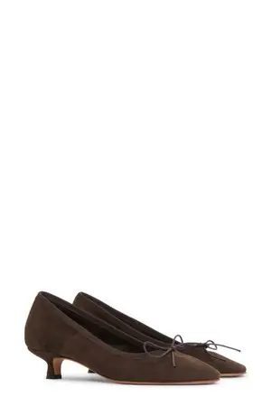 Mansur Gavriel Bow Detailing Pumps