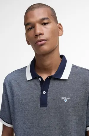 Barbour Helwith Tailored Fit Cotton Polo