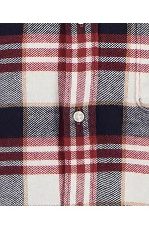 Barbour Fallbay Tailored Fit Check Button-down Cotton Shirt
