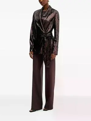 SILVIAN HEACH Sequin Tie Blazer