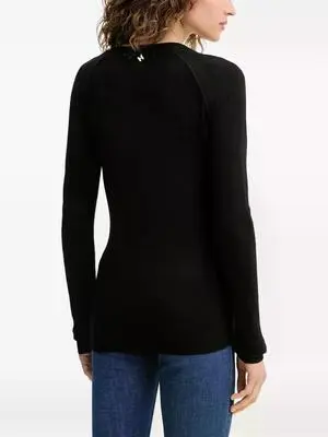 SILVIAN HEACH V-neck Sweater With Logo Charm