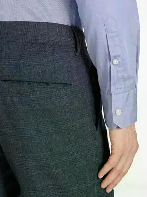 SLOWEAR X Incotex Prince Of Wales Check Trousers