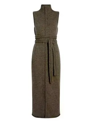Proenza Schouler White Label Zola Knit Belted Dress - Brown