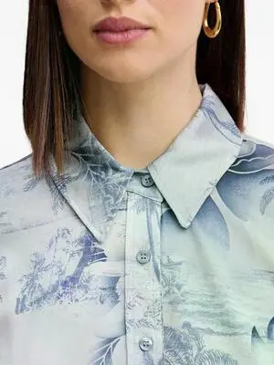 Guess Printed Button-up Shirt