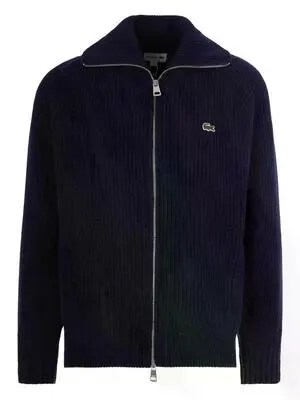 Lacoste Zip-up Knit Cardigan