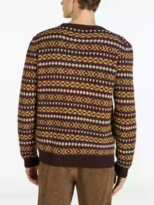 SLOWEAR Jacquard Wool Jumper